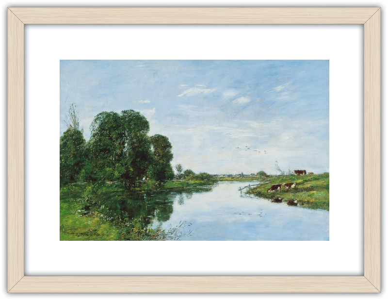 The Touques River in Saint-Arnoult – tienda-museothyssen