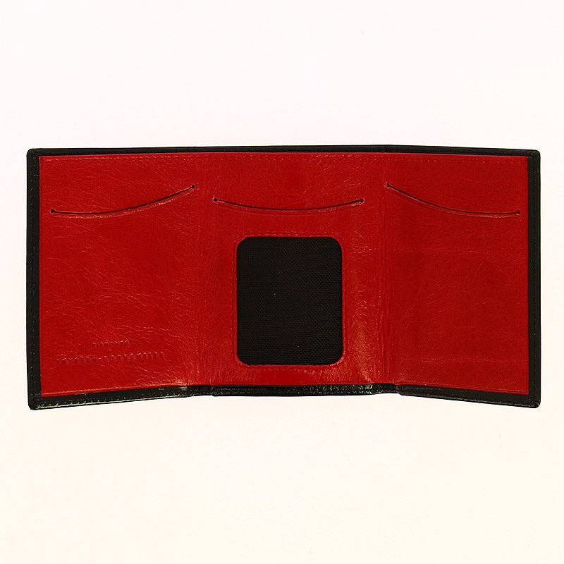 Black leather wallet Soft tension – tienda-museothyssen